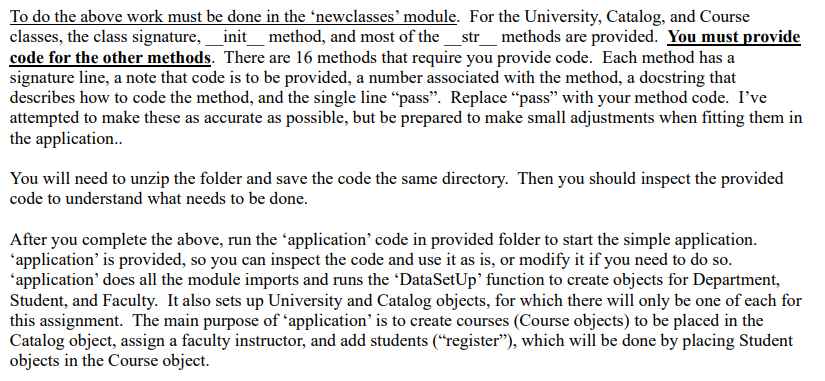 Solved In this assignment you will enhance the university | Chegg.com