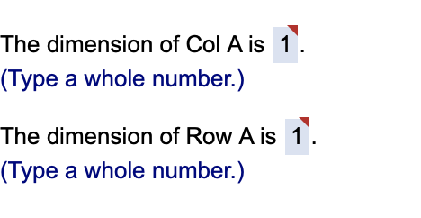 Solved Determine the dimensions of Nul A, Col A, and Row A | Chegg.com