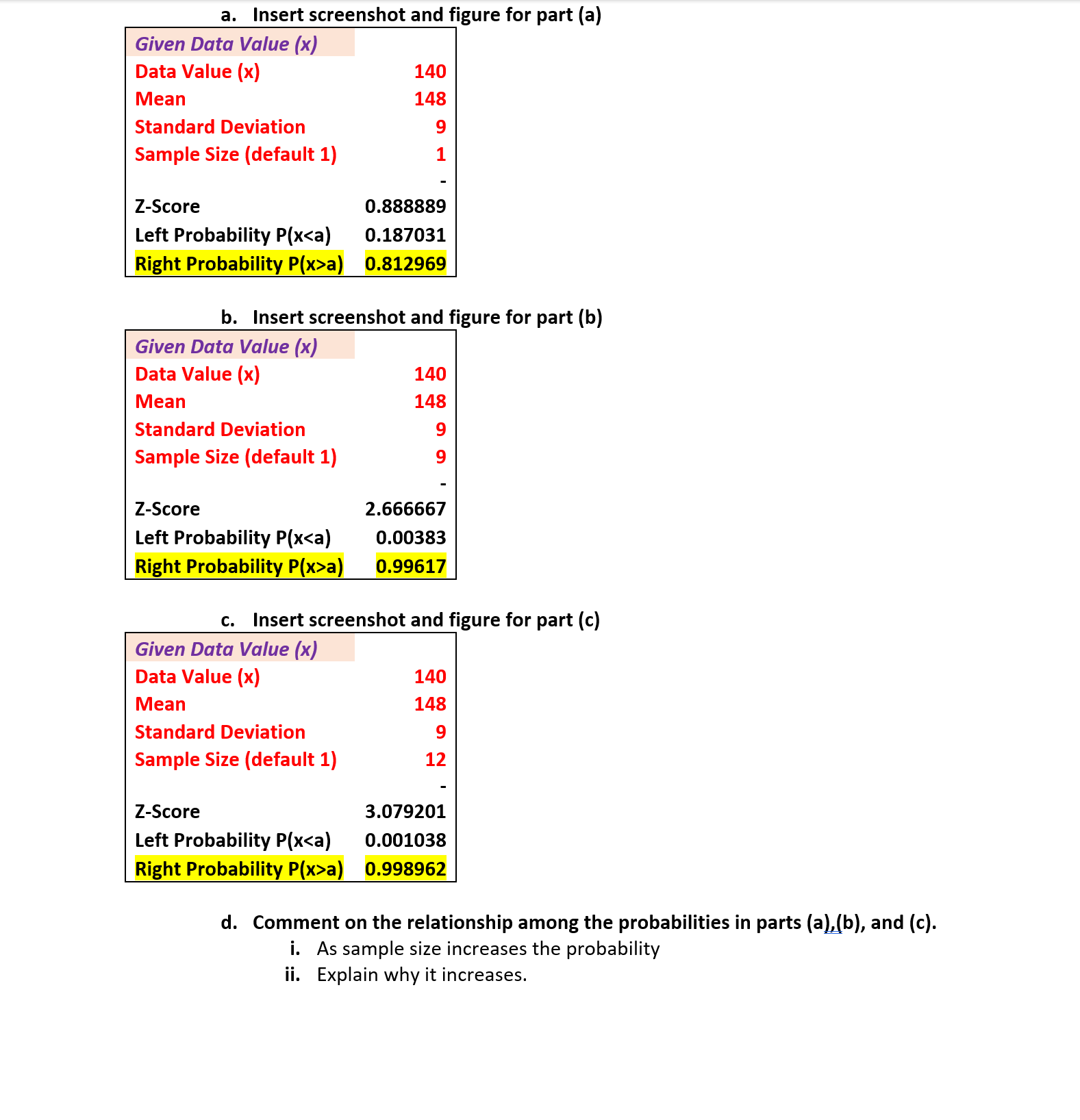 Solved a. Insert screenshot and figure for part (a) b. | Chegg.com