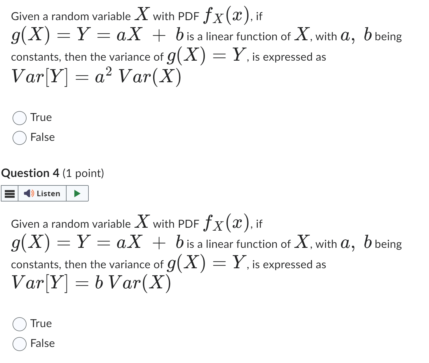 Solved Given a random variable X with PDF fX(x), if | Chegg.com