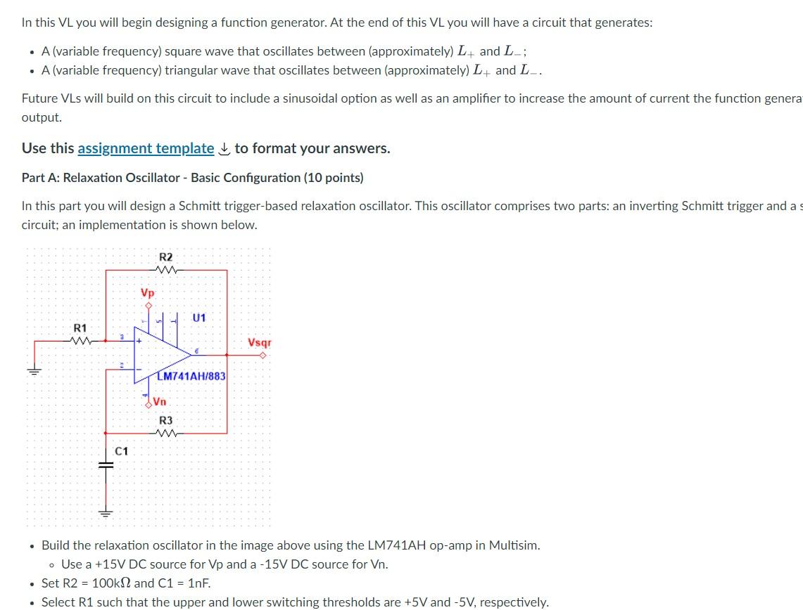 Solved This has to be done on multisim Virtual Lab 4: | Chegg.com