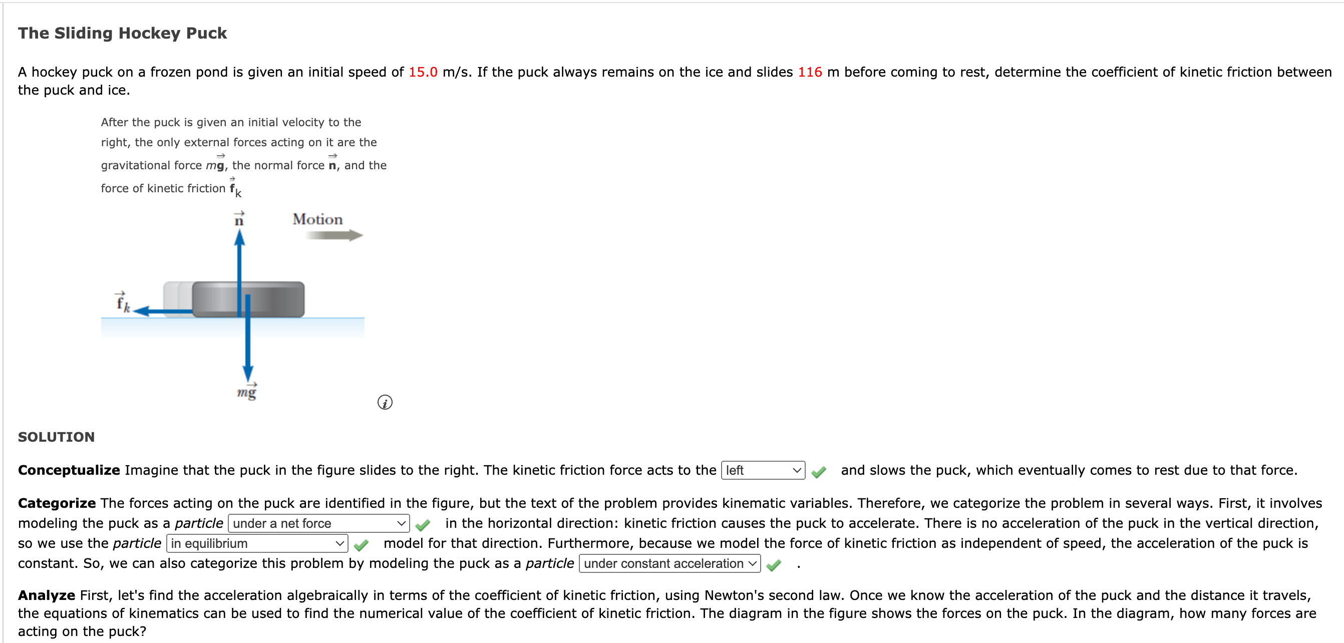 Solved SOLUTION Analyze First, let's find the acceleration | Chegg.com