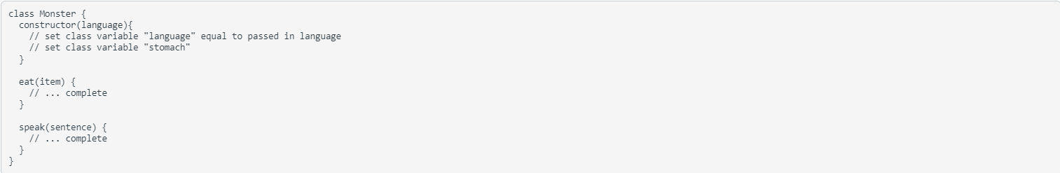 Solved Part 1 Design a Monster class. A Monster is | Chegg.com