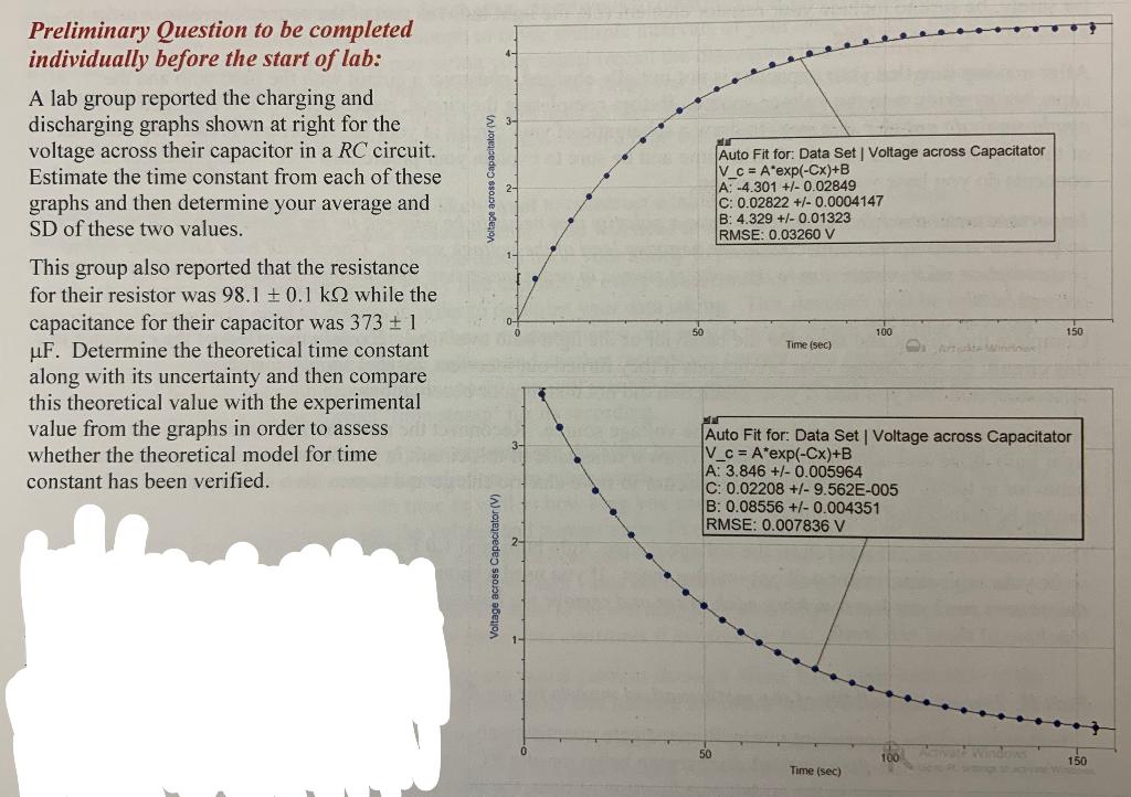 Preliminary Question to be completed individually | Chegg.com