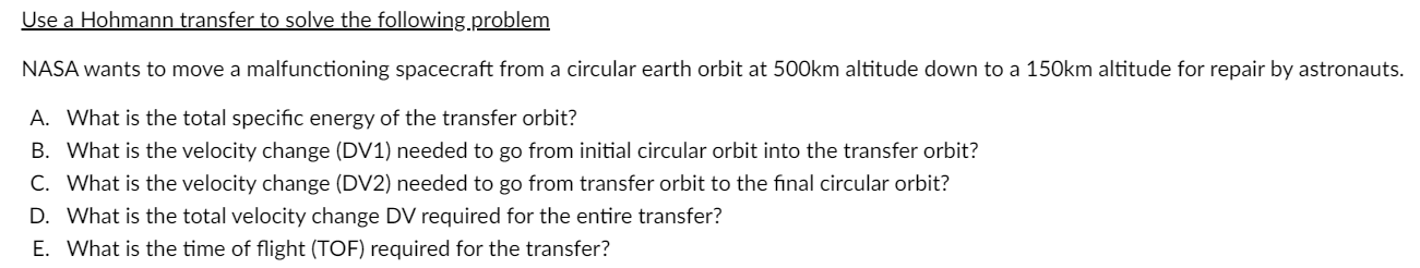 Solved Hello, please complete ALL parts, A-E, of the | Chegg.com