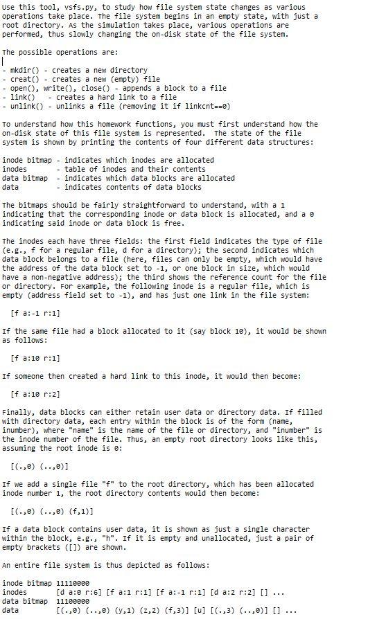Exercise 2: Simple File System This exercise is | Chegg.com