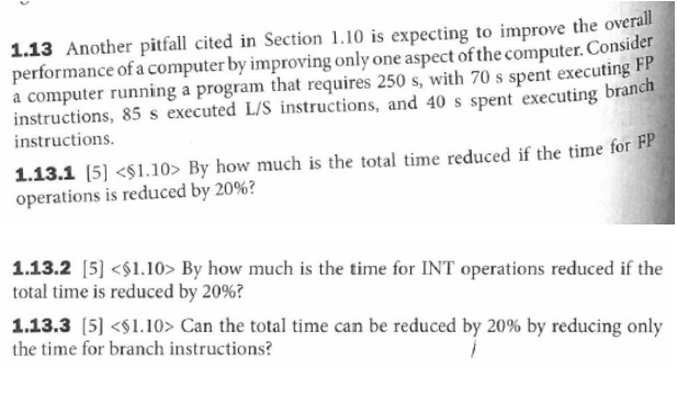 Solved 1.13 Another pitfall cited in Section 1.10 is | Chegg.com