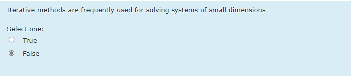 Solved Iterative methods are frequently used for solving | Chegg.com