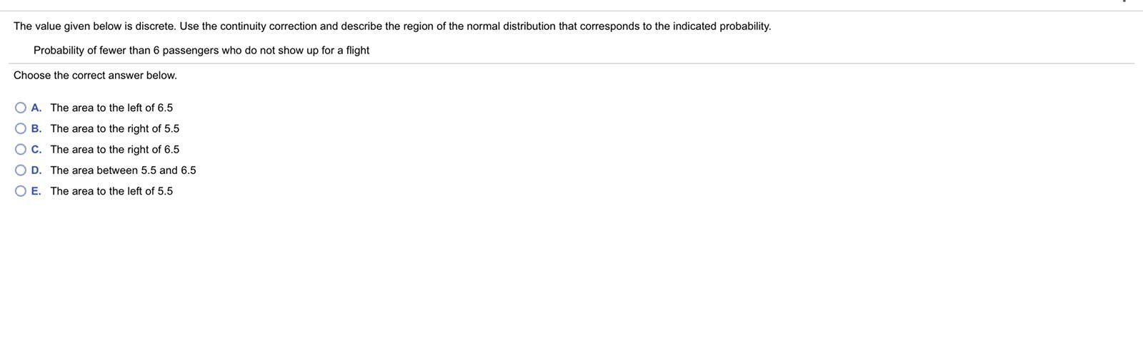 Solved The value given below is discrete. Use the continuity | Chegg.com
