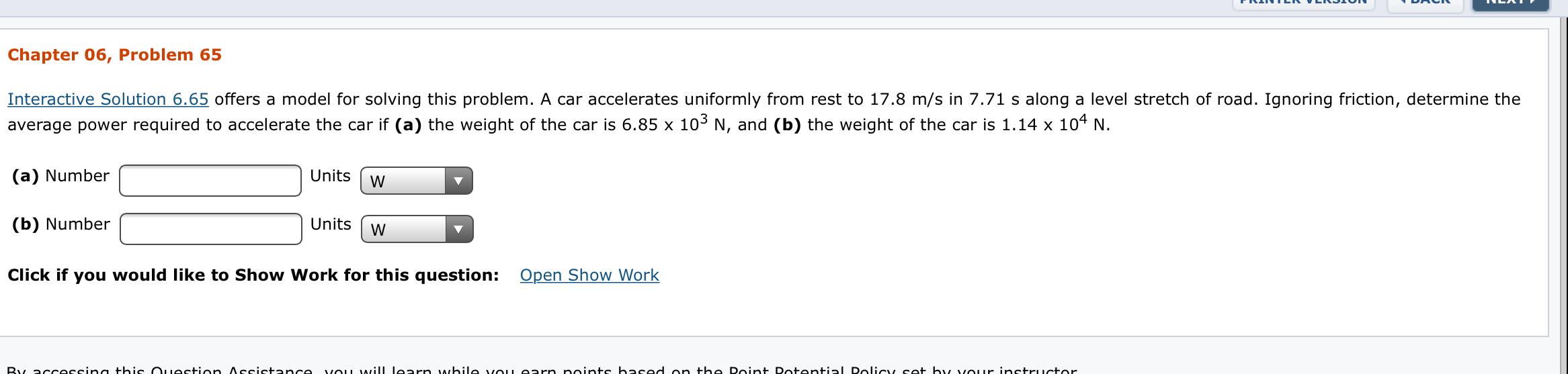 Solved Chapter 06, Problem 65 Interactive Solution 6.65 | Chegg.com