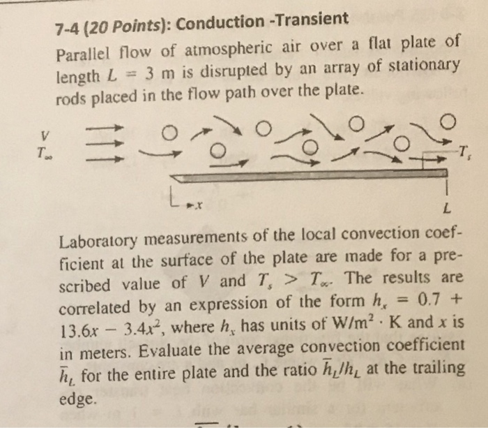 Solved 7-4 (20 Points): Conduction -Transient Parallel flow | Chegg.com
