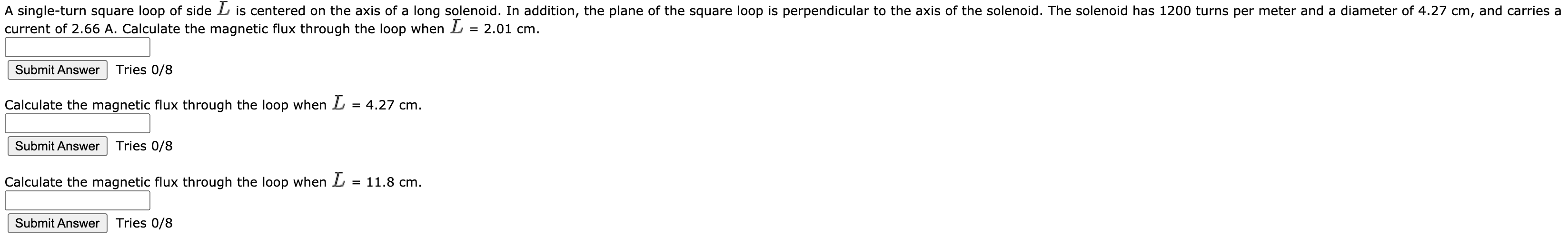 Solved A single-turn square loop of side L is centered on | Chegg.com