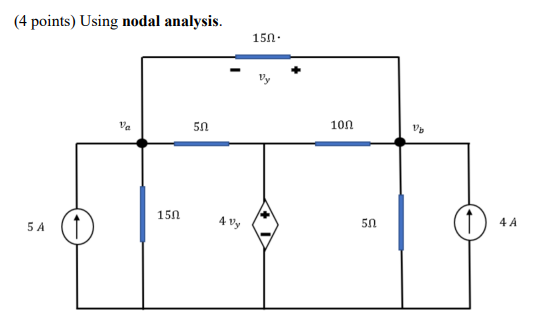 Solved i) (2 points) Determine the network equations ii) (1 | Chegg.com