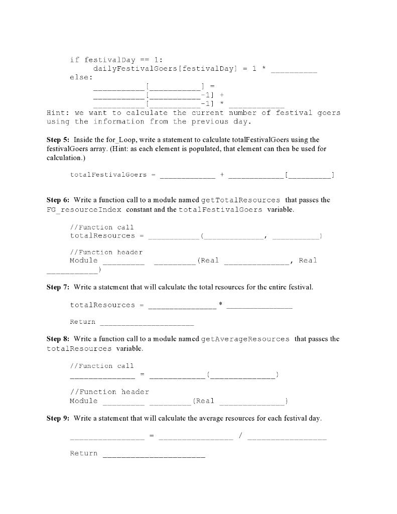 Solved Unit 9 - Arrays and Pseudocode Critical Review An | Chegg.com
