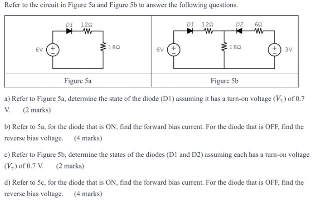 Solved Refer to the circuit in Figure 5a and Figure 5b to | Chegg.com
