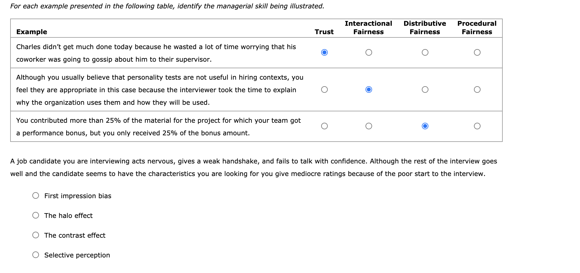 Solved For each example presented in the following table, | Chegg.com