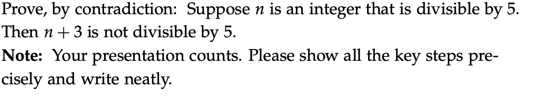 Solved Prove, by contradiction: Suppose n is an integer that | Chegg.com