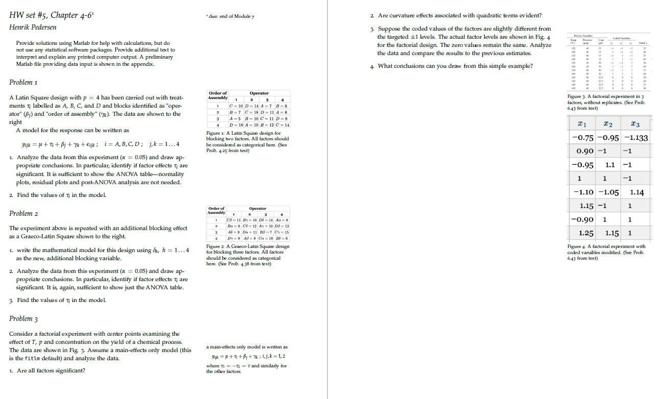 Solved HW set #5, Chapter 4-6 | Chegg.com