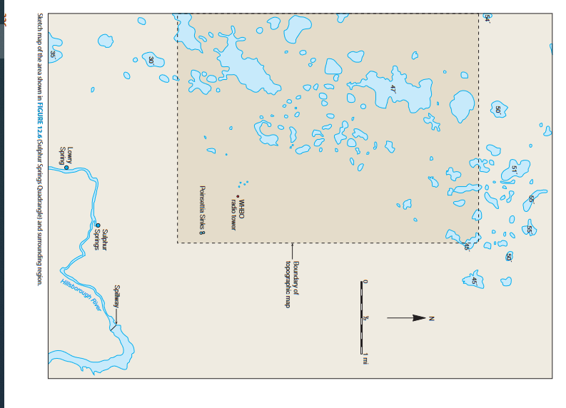 Solved Water Table Contours and Flow Lines A. Groundwater | Chegg.com