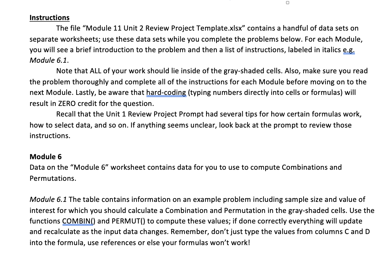 Solved Instructions The file "Module 11 Unit 2 Review | Chegg.com