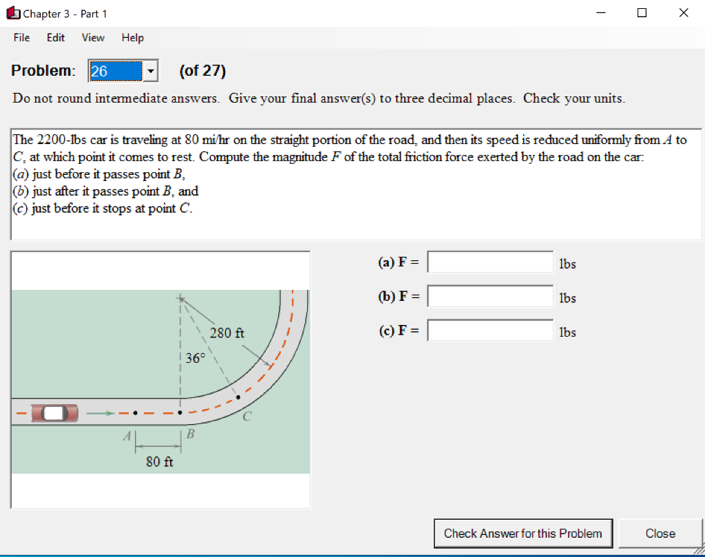 Solved Chapter 3 - Part 1 File Edit View Help Problem: 26 | Chegg.com