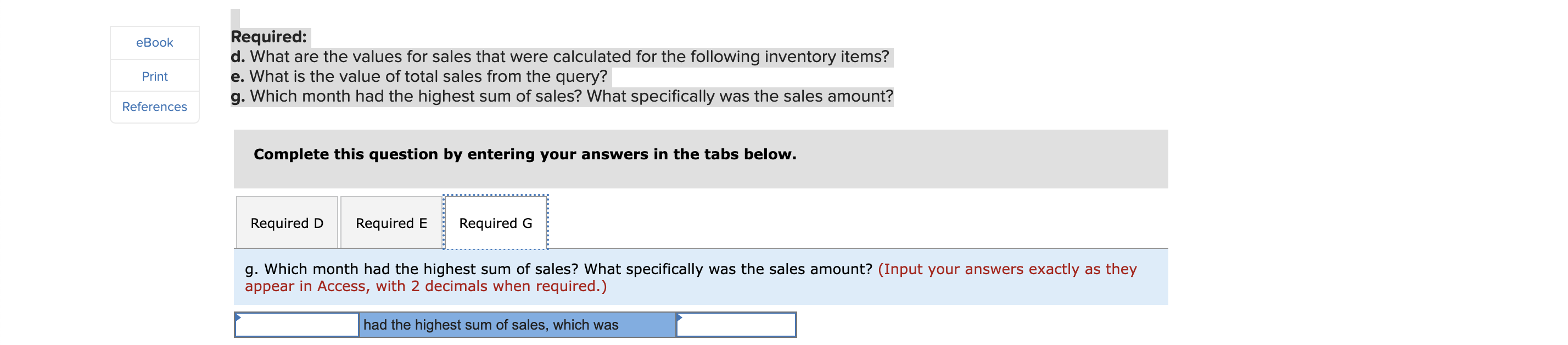 Solved The database contains three tables containing | Chegg.com