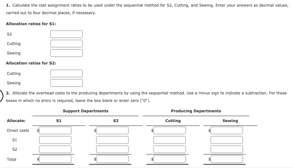 Solved (Appendix 4B) Sequential Method Quillen Company | Chegg.com
