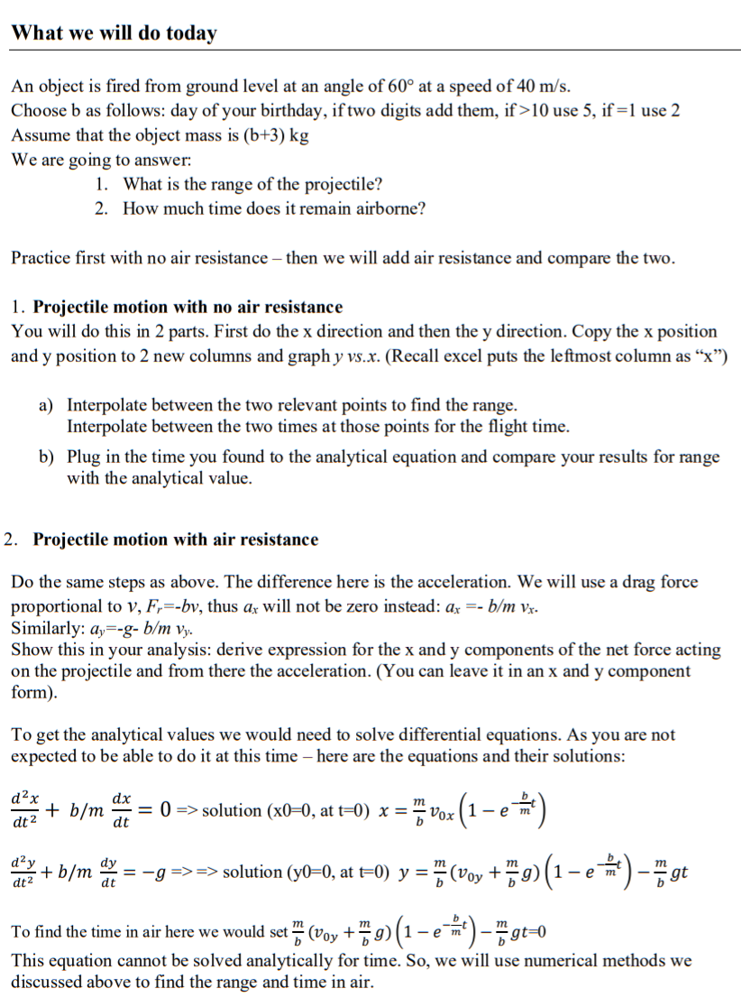 Solved Lab Numerical Integration Modern physics students | Chegg.com