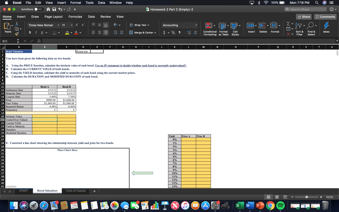 Tools Data Window Help * 100% D E Excel File Edit 000 | Chegg.com