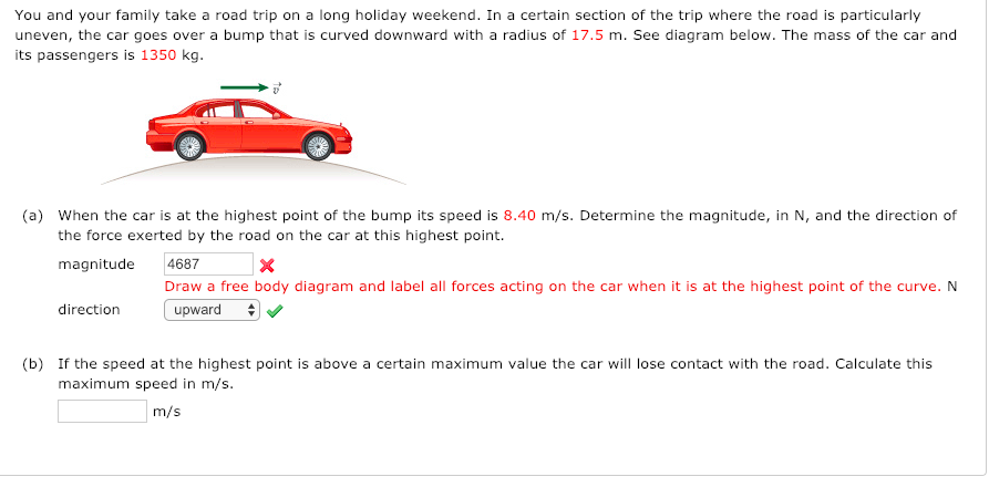 Solved You and your family take a road trip on a long | Chegg.com