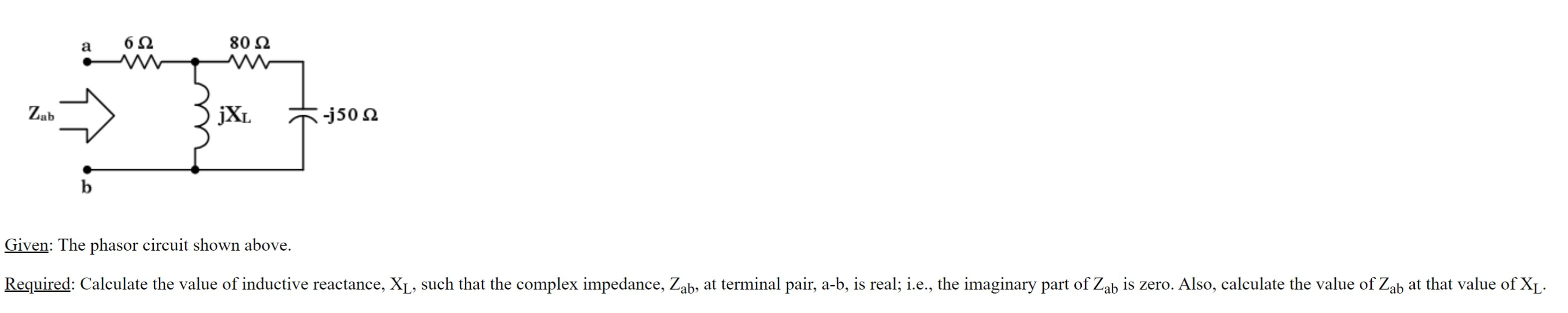 Solved 8022 3jX -3501 Given: The phasor circuit shown above. | Chegg.com