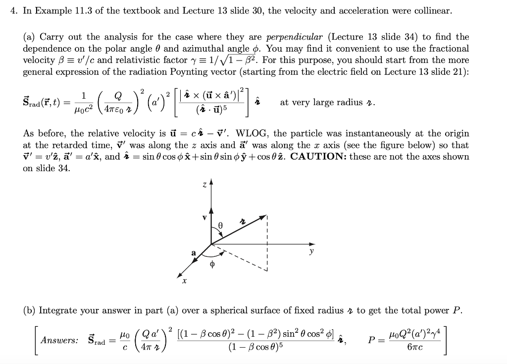 Solved 4. In Example 11.3 of the textbook and Lecture 13 | Chegg.com