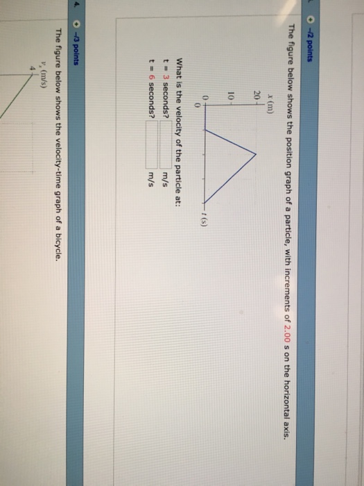 Solved The figure below shows the position graph of a | Chegg.com