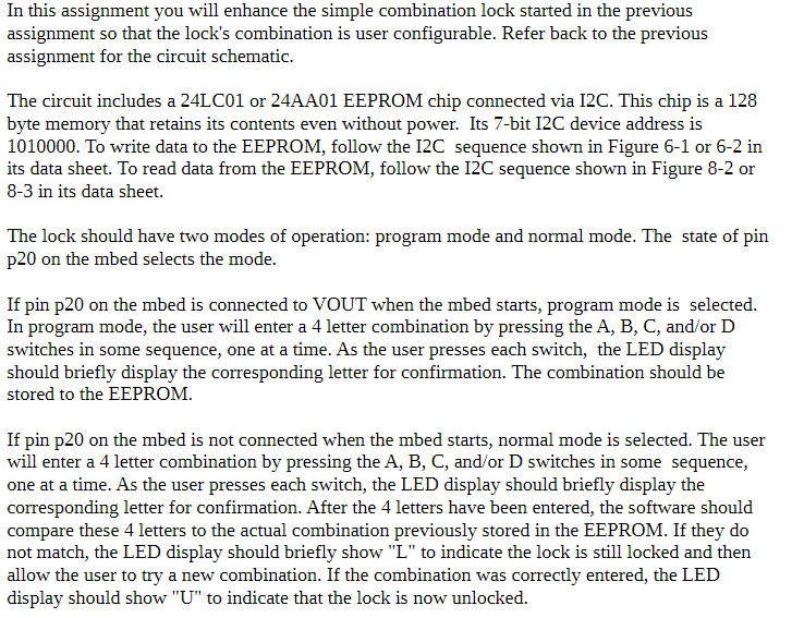 In this assignment you will enhance the simple | Chegg.com