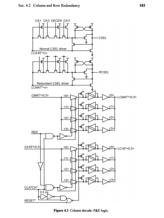 3. For the column select subcircuit of the column | Chegg.com