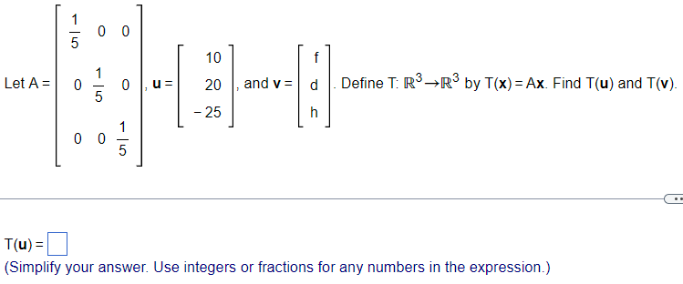 Solved Let A=[2002], and define T:R2→R2 by T(x)= Ax. Find | Chegg.com