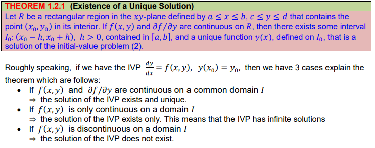 Solved Existence of a Unique Solution Let be a | Chegg.com