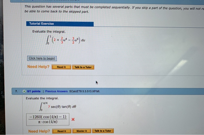 Solved 4 -13 points SCalcET8 5.2.034.MI The graph of g | Chegg.com