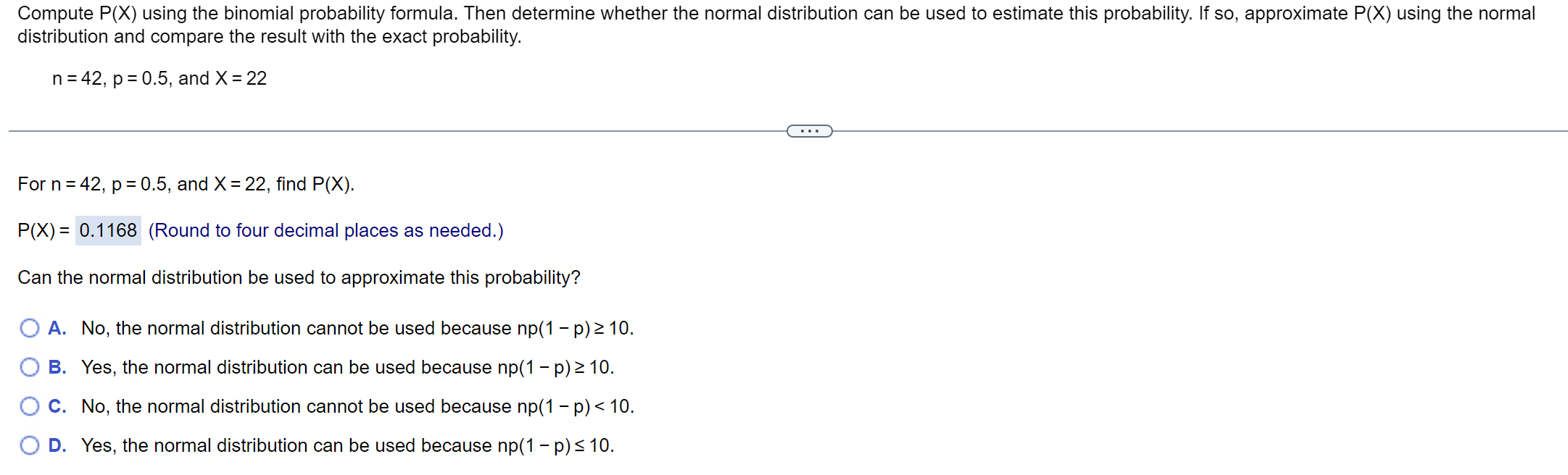 Solved Compute P(X) using the binomial probability formula. | Chegg.com