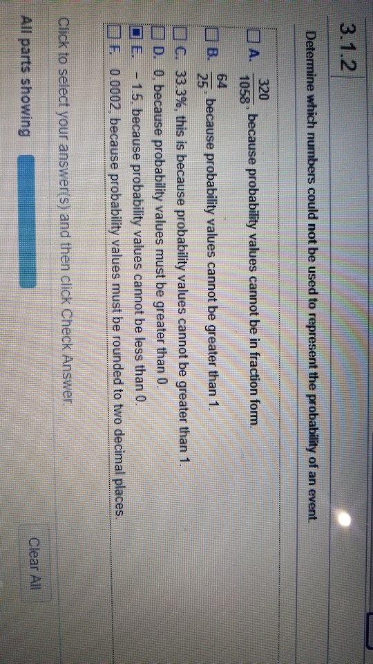 Solved Determine which numbers could not be used to | Chegg.com