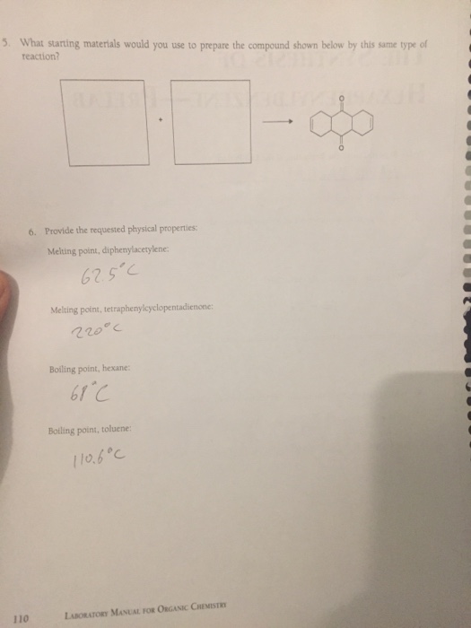 Solved THE SYNTHESIS oF HExAPHENYLBENZENE PRELAB Prelab | Chegg.com