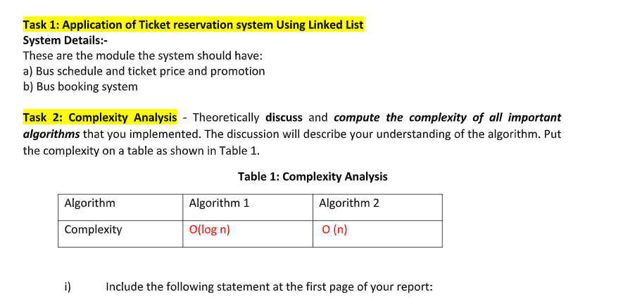 Solved use C or PYTHON PLESSSSSSS ANSWER TASK 1 AND TASK 2 | Chegg.com
