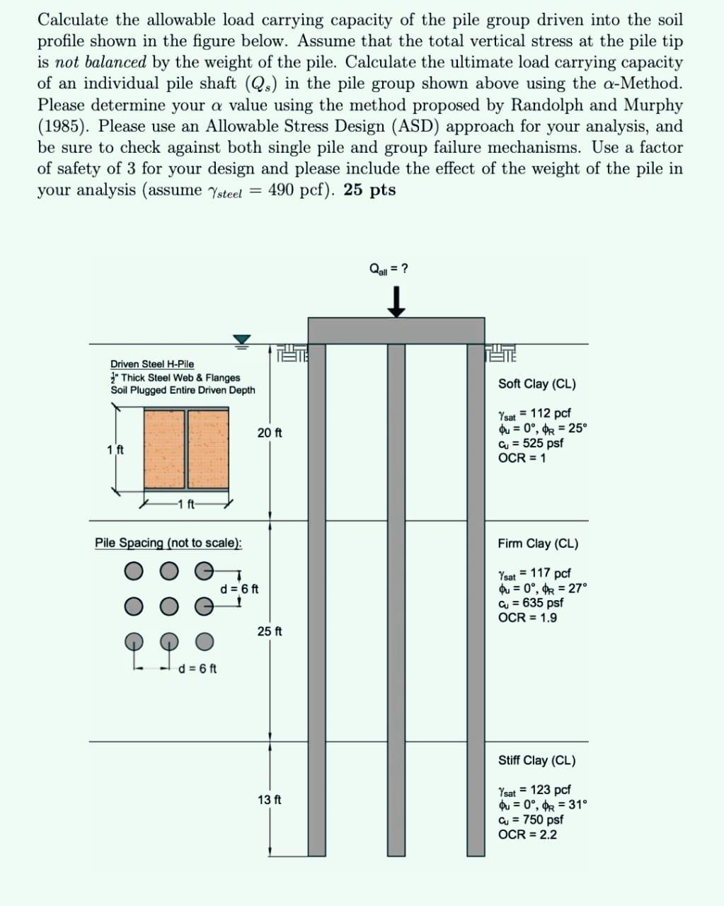 Solved Calculate the allowable load carrying capacity of the | Chegg.com