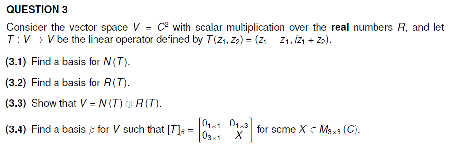 Consider the vector space V=C2 with scalar | Chegg.com