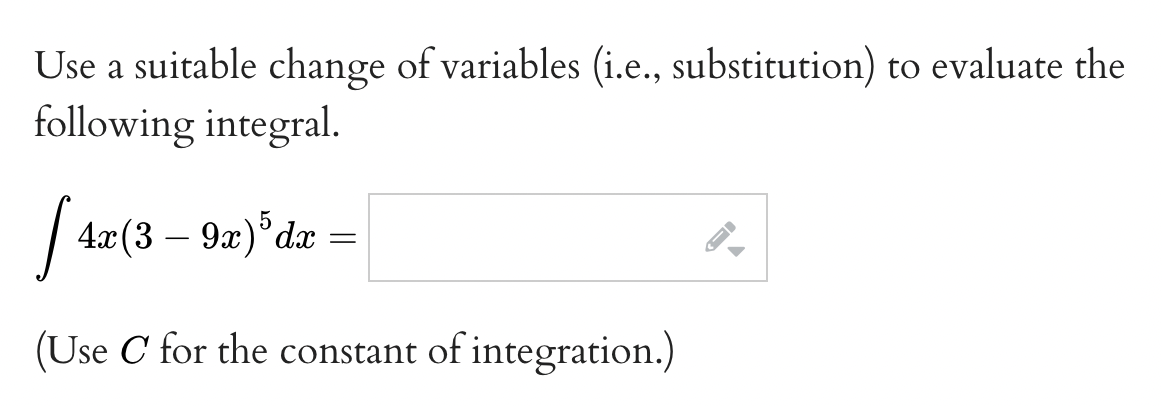 Solved Use a suitable change of variables (i.e., | Chegg.com
