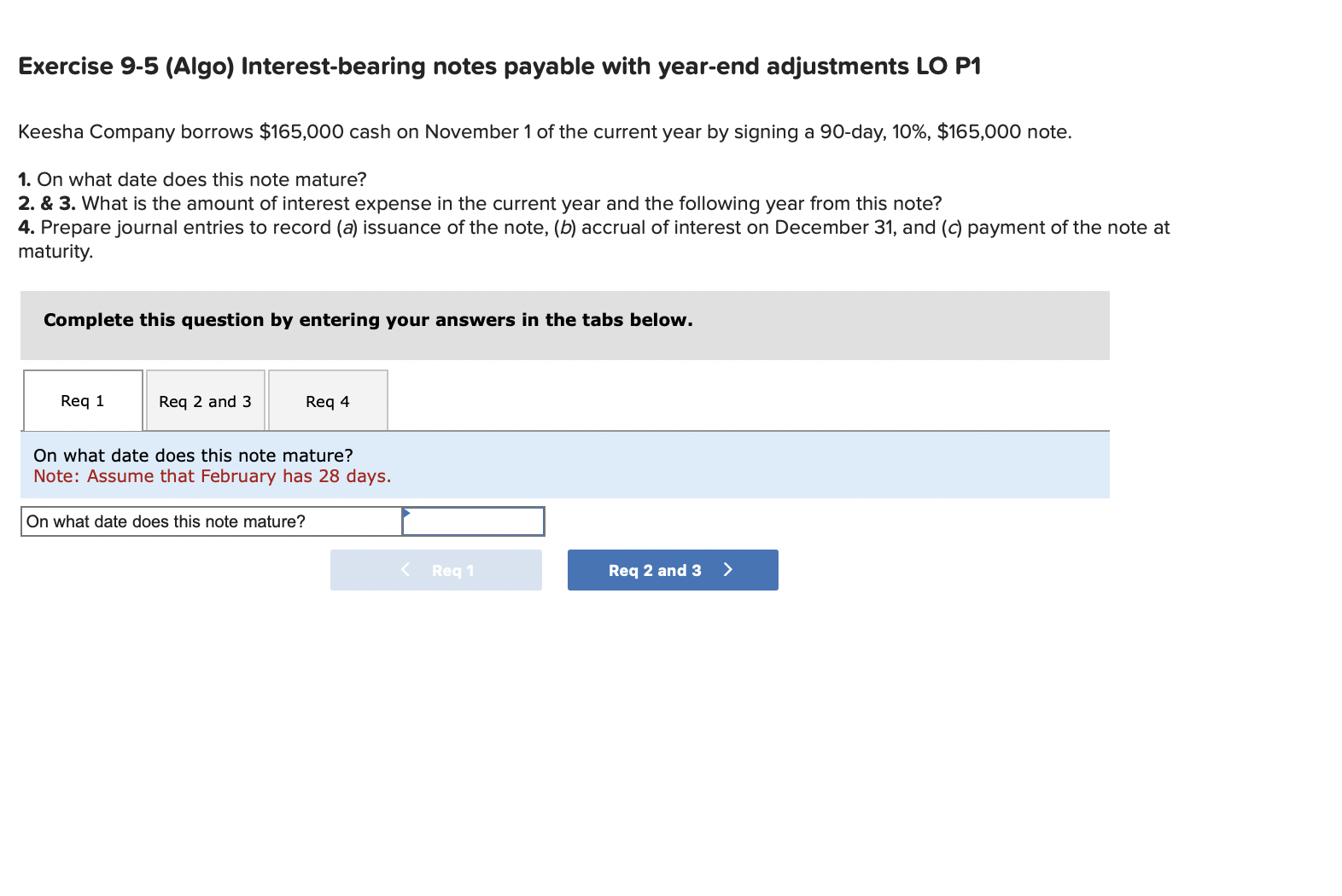 Solved Exercise 9-5 (Algo) Interest-bearing notes payable | Chegg.com Solved Exercise 9-5 (Algo) Interest-bearing notes payable | Chegg.com