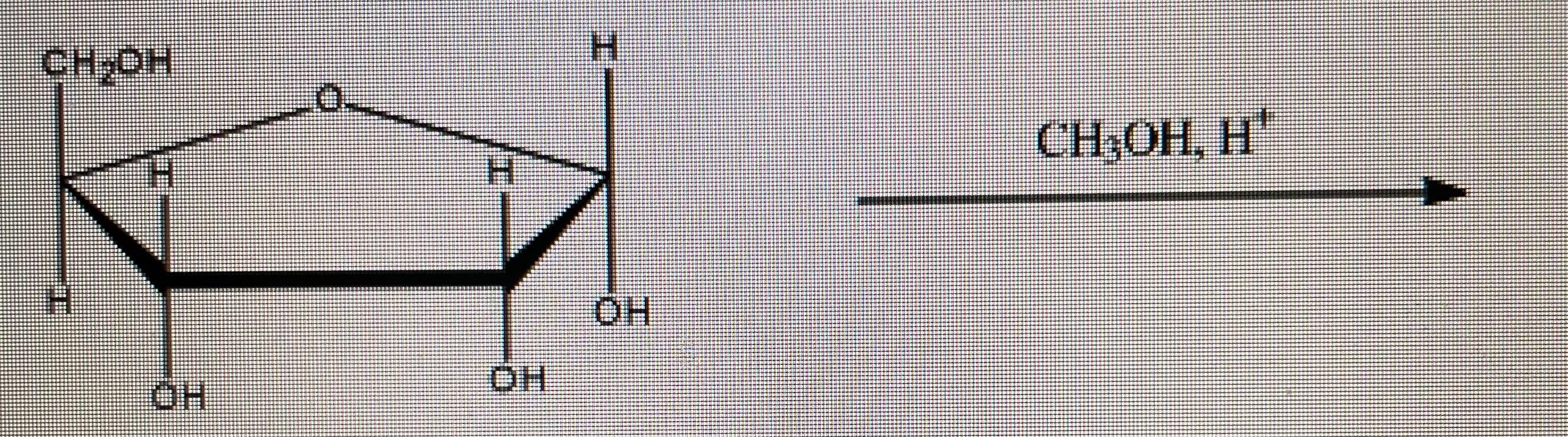 Solved CH OH H CH3OH, H' DH | Chegg.com