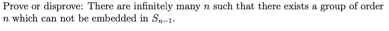 Solved Prove or disprove: There are infinitely many n such | Chegg.com