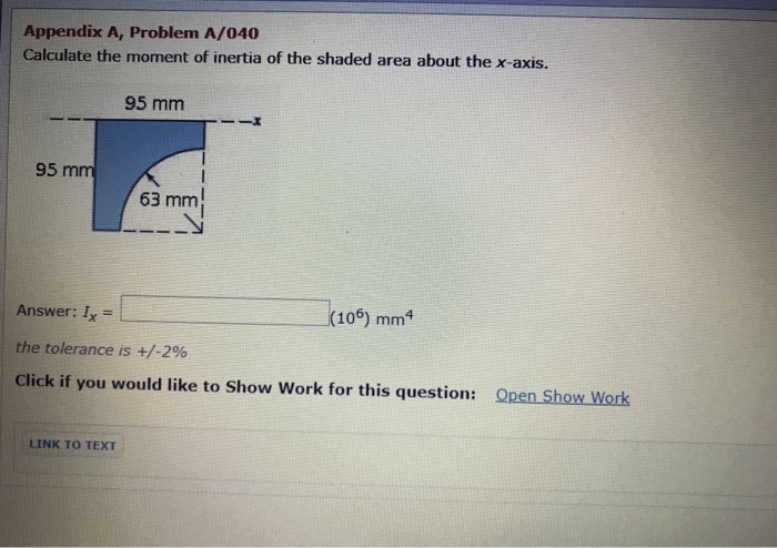 Solved Appendix A, Problem A/040 Calculate the moment of | Chegg.com