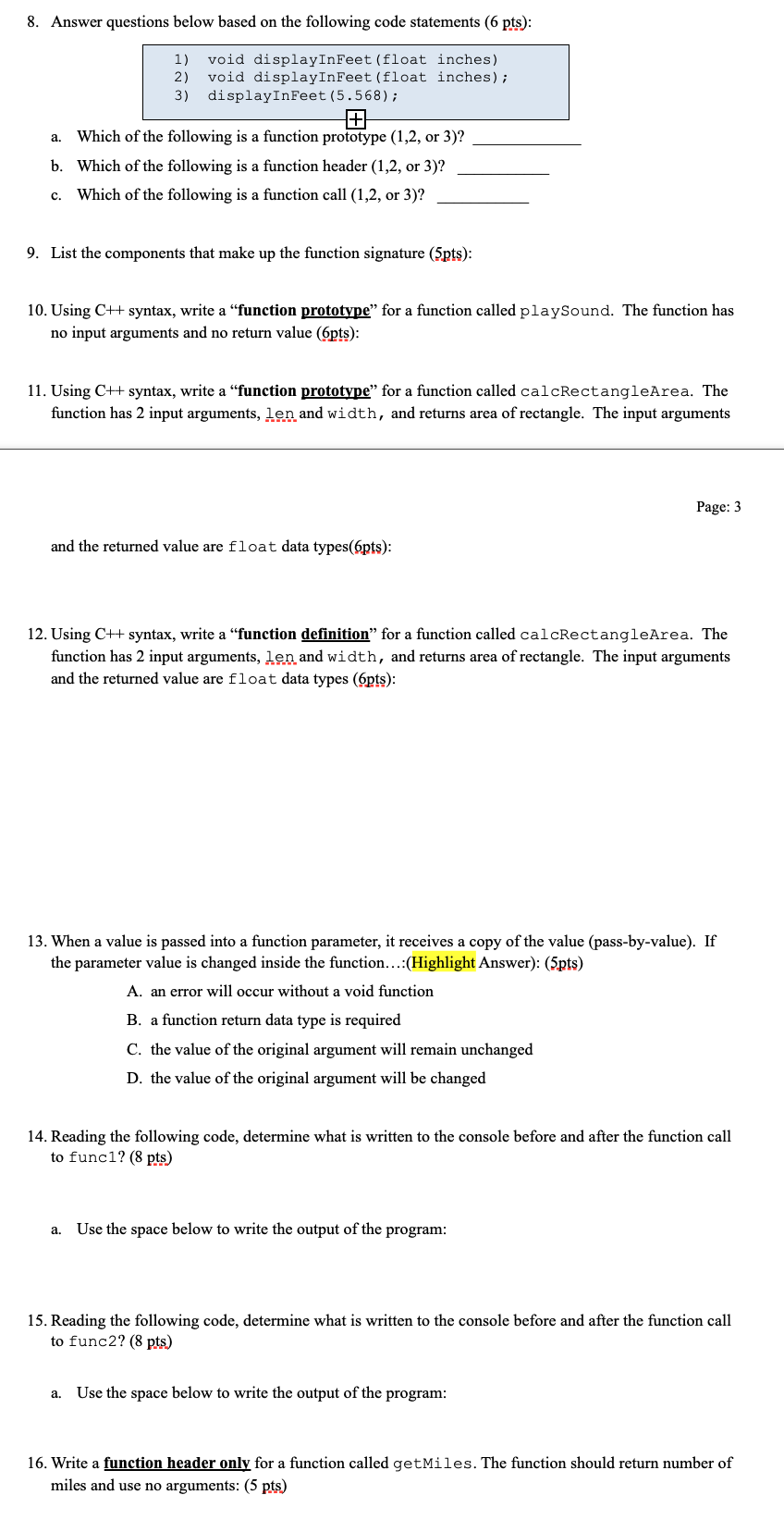Solved 1 What Data Type Is Used When You Want To Create A 